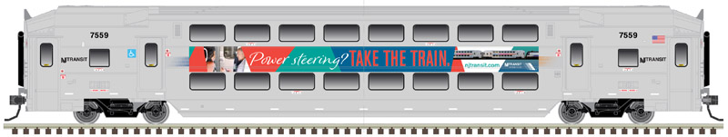 Atlas HO Modern Commuter Trains